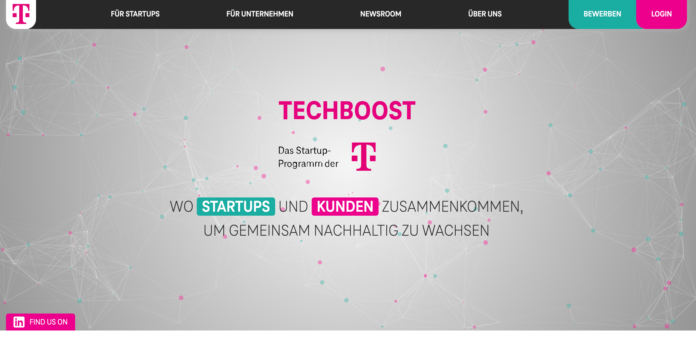 Strong network, partner of QRaGo | Telekom TechBoost